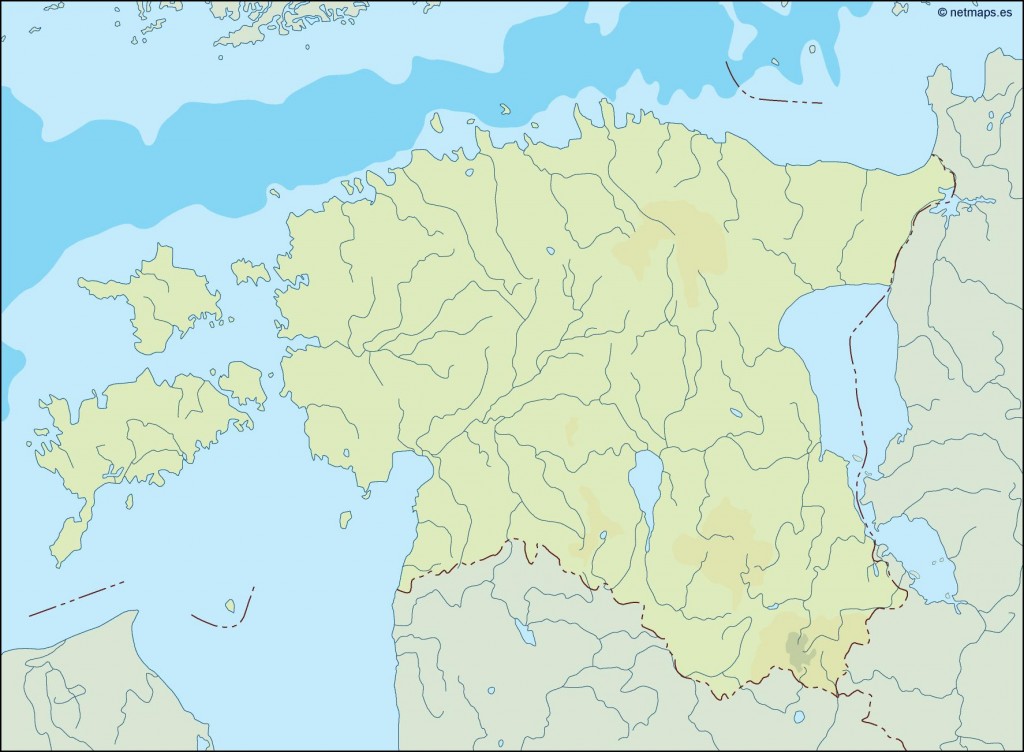 estonia illustrator eps map vector | Illustrator EPS City & Country maps