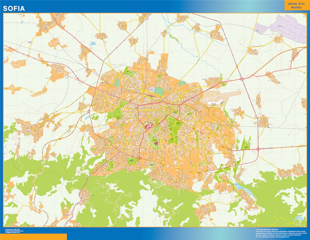 Sofia eps map vector | Order and download Sofia eps map vector